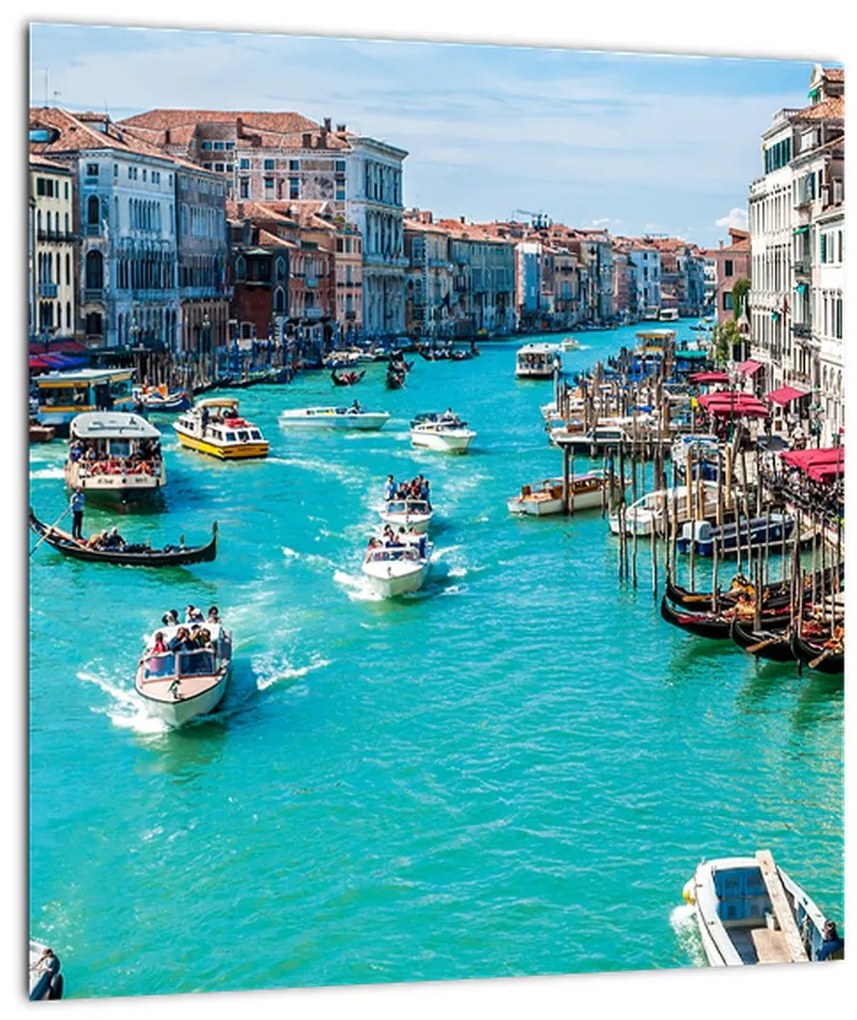 Obraz - Canal Grande, Benátky, Itálie (30x30 cm)