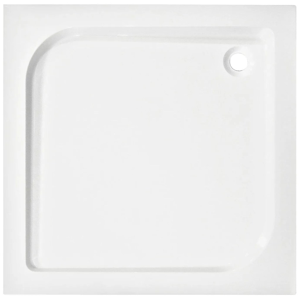 Novoterm Čtvercový sprchový kout NV-Pixel SQ 80x80 bílá/transparent + vanička