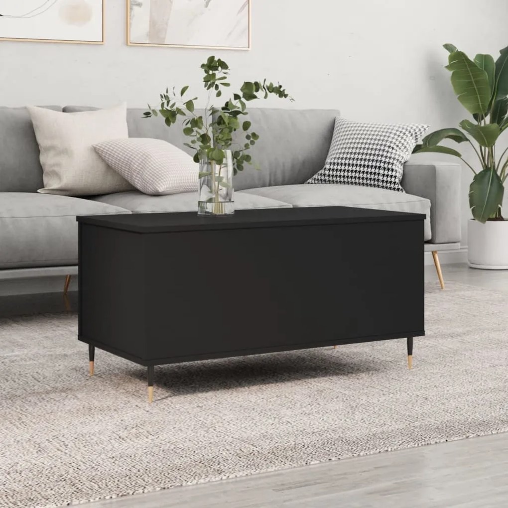 vidaXL Konferenční stolek 90 x 44,5 x 45 cm kompozitní dřevo [830969] Barva: Bílá