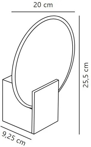 Nordlux - LED Stmívatelné koupelnové nástěnné svítidlo HESTER LED/9,5W/230V IP44