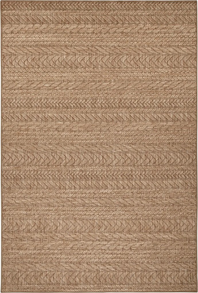 Kusový koberec Forest 103995 Beige / Brown – na von aj na doma, 80x150, béžová, chodba / predsieň, Hanse Home