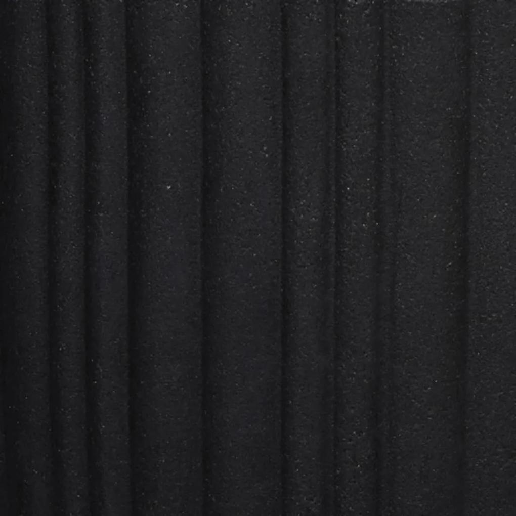 Capi Květináč Urban Tube elegantní nízký 46 x 58 cm černý KBLT783, Capi 424309