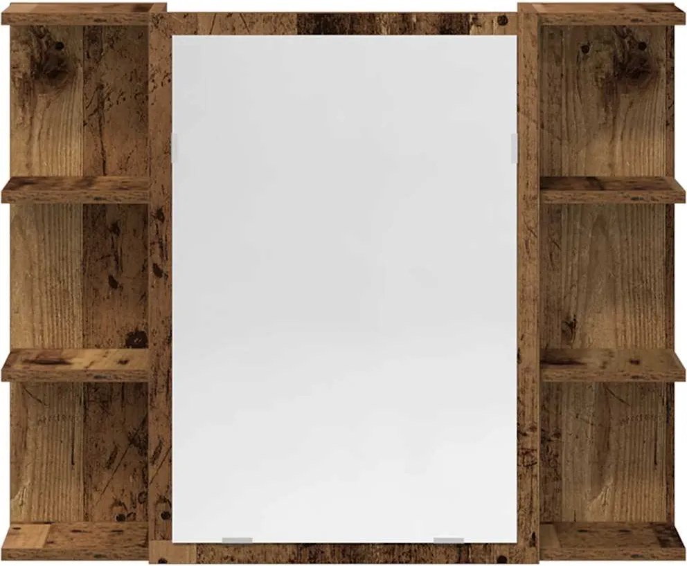 3dílná koupelnová sestava old wood kompozitní dřevo 3328569