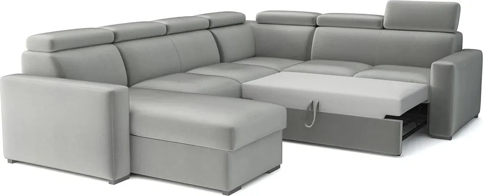 Sedací souprava PEDRO U | 170x315x250 | rozkládací + 2x úložný prostor | VÝBĚR TKANIN