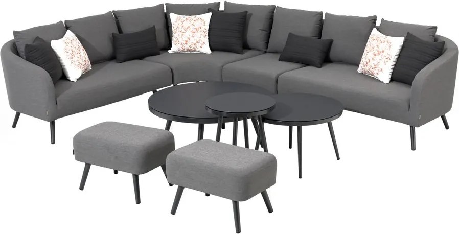 Doppler MELIA LIKA-TEX® zahradní sedací souprava šedá