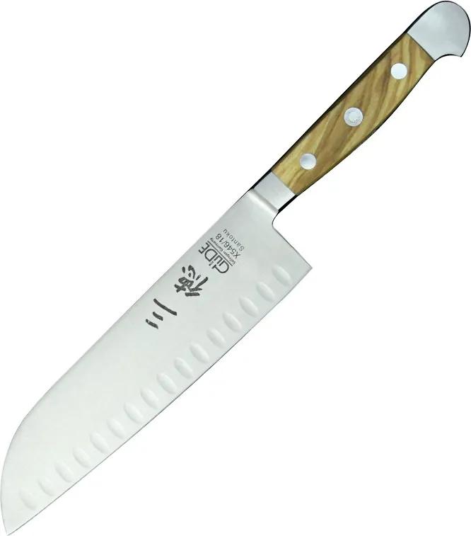 Japonský nůž Santoku Alpha Olive Güde Solingen 18 cm