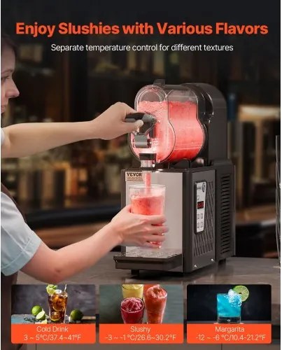 3 L komerční stroj na kaši Margarita Smoothie Výrobník mražených nápojů