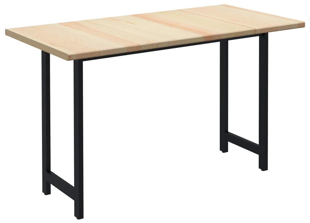 3051313 vidaXL Jídelní stůl 140 x 70 x 76 cm borové dřevo