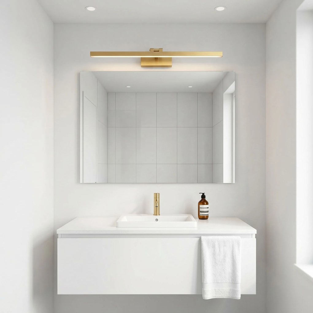 Toolight APP1865-1W, koupelnová LED svítilna, 800 mm, broušená ocel, OSW-66021