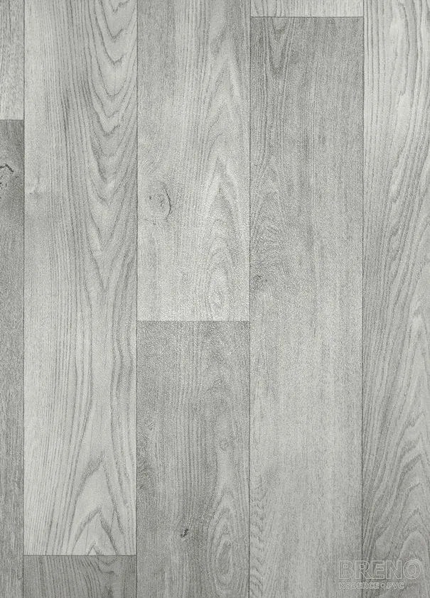 Breno PVC SMARTEX Sugar Oak 997L – šedé dřevo, šíře 400 cm