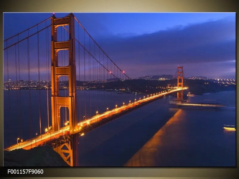 Obraz na plátně Golden Gate bridge, Obdélník 90x60cm 1520 Kč