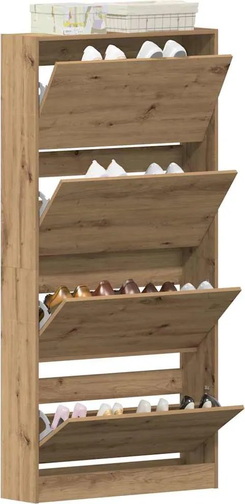 Skříň na obuv 80 x 21 x 163,5 cm Kompozitní dřevo 3334026