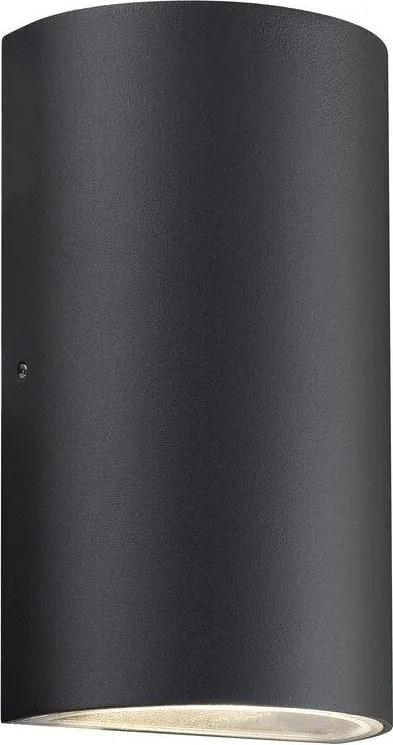 NOR 84141003 Venkovní nástěnné svítidlo Rold 1x9,5W LED černá čirá - NORDLUX