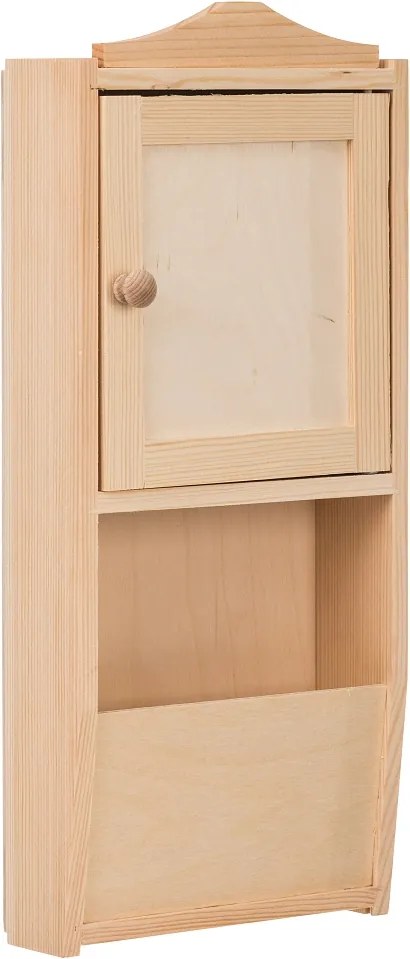 Dřevobox Dřevěná skříňka na klíče a dopisy