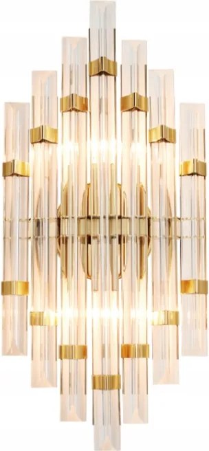 Prisms Wall – velké křišťálové nástěnné svítidlo 45 cm