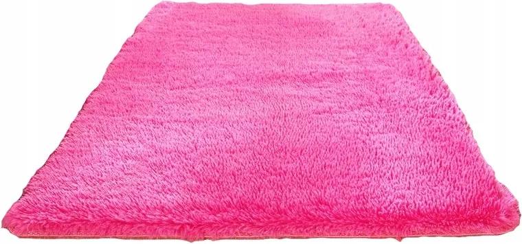 Plyšový koberec Růžový 140x200 cm