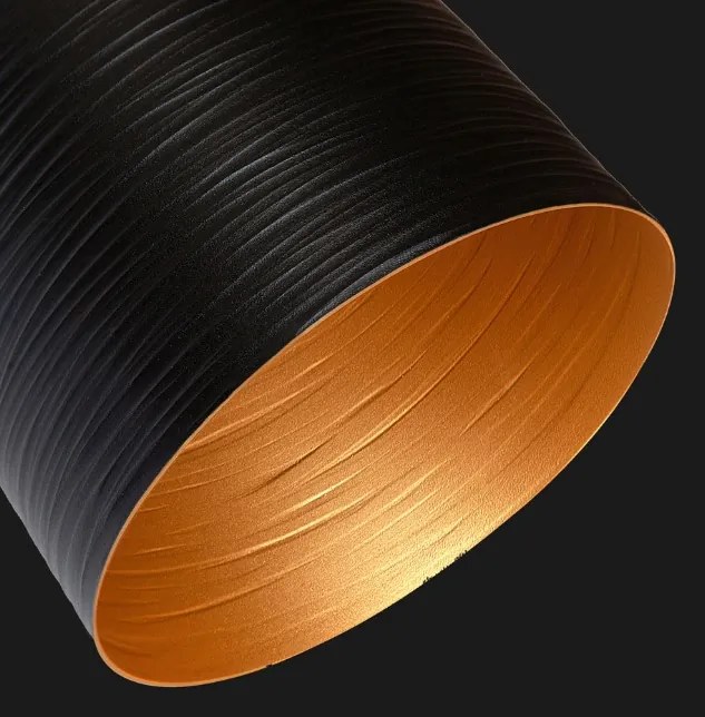 Doxis Pollux 450 Textured závěsné led designové svítidlo Barva: Corten, Chromatičnost: 3000K Push dim