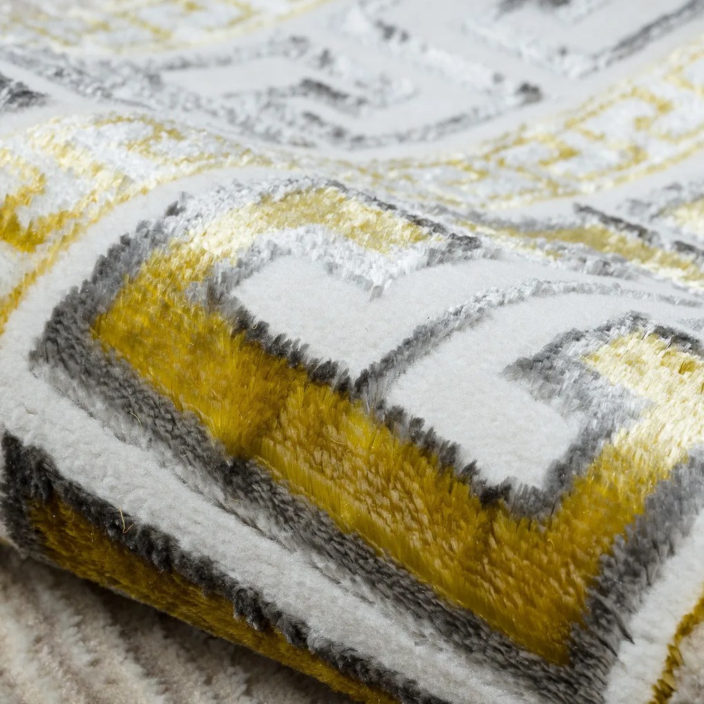 Dywany Łuszczów, Kusový koberec Bliss Z205AZ127 cream/gold, 200x290, béžová, kancelář