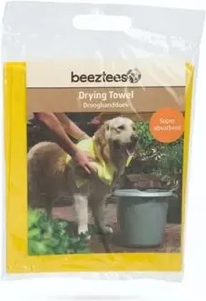 Beeztees Ručník pro psy 50x60cm žlutá