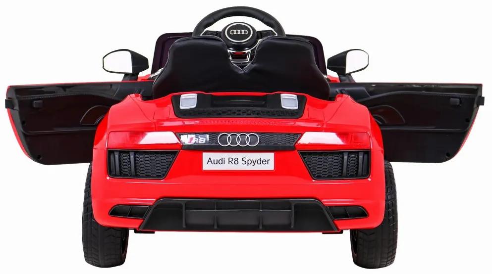 HračkyZaDobréKačky Elektrické autíčko Audi R8 Spyder S červené