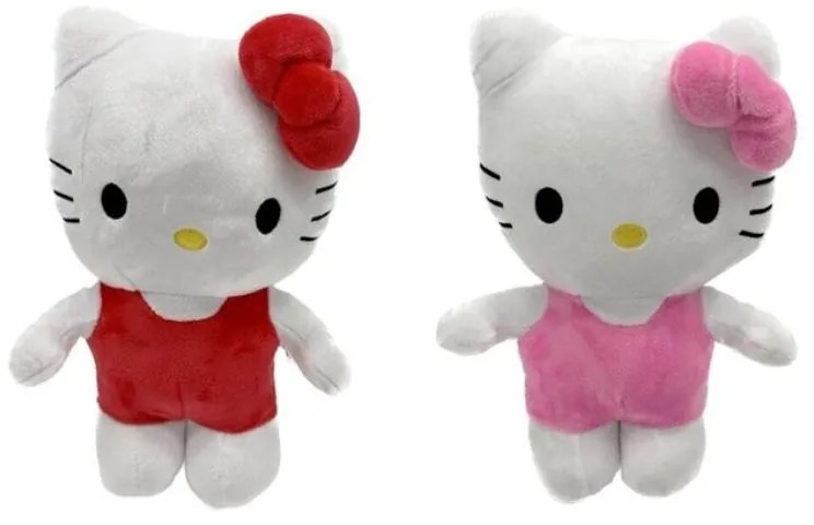 Plyšák Hello Kitty 30 cm Červená