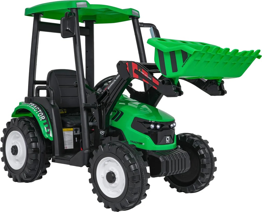 Ramiz MEGA traktor D68 s přívěsem zelený