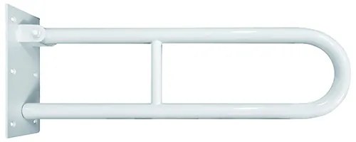 Bemeta Design HELP: Madlo, 900 mm, ve tvaru U, sklopné, bez krytky, bílá - 301102904
