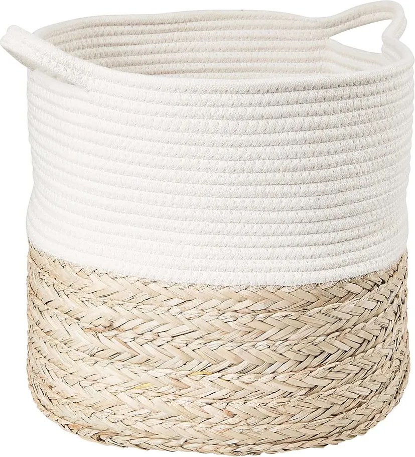 COTTON BRAID Úložný koš z mořské trávy L