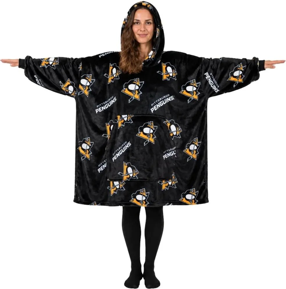 Mikinová televizní deka NHL Pittsburgh Penguins - vel. M