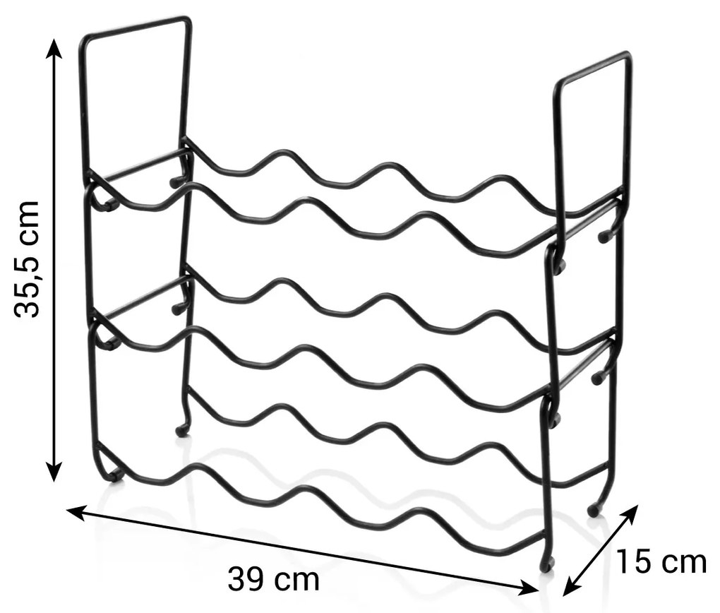 TESCOMA Stojan na víno UNO VINO, 12 láhví