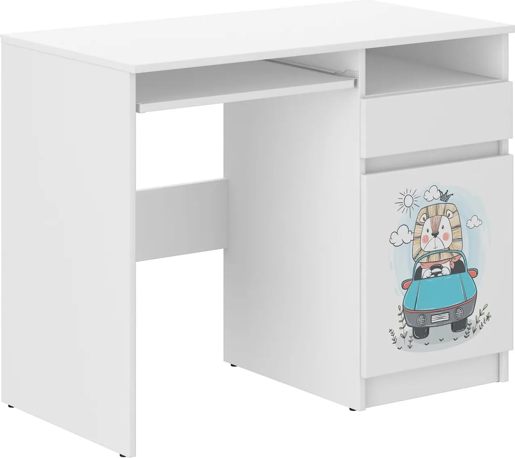 Wooden Toys Dětský psací stůl N-35 KRÁL LEV