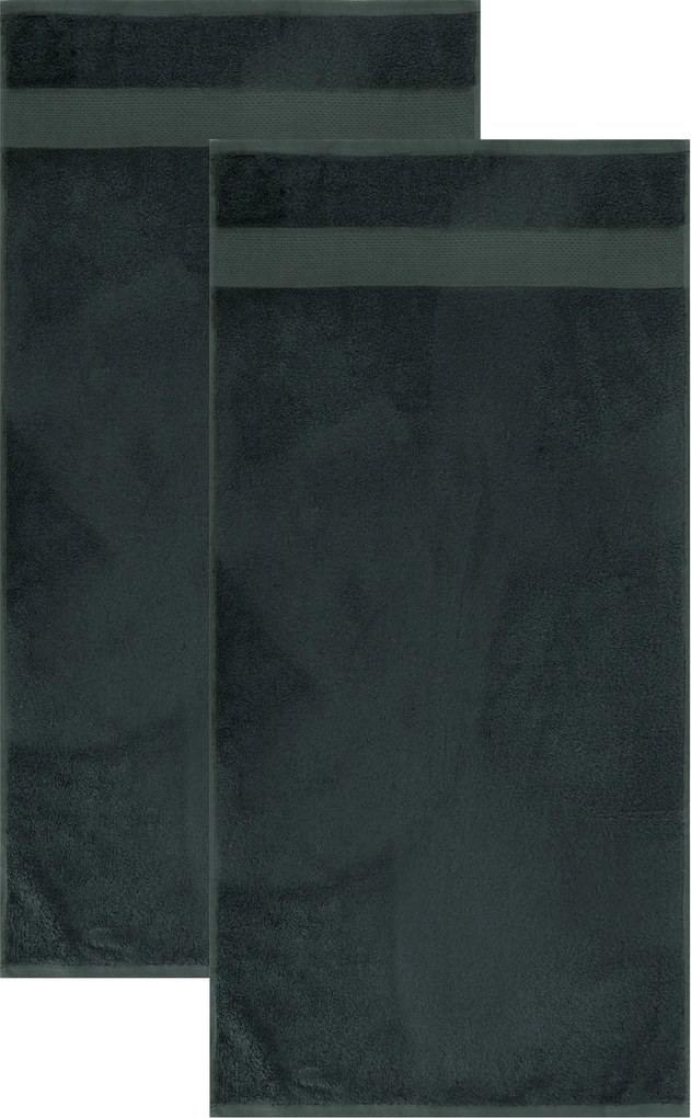 Livarno® Froté ručník, 50 x 100 cm, 600 g/m2, 2 kusy (navy modrá)