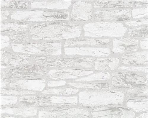 Vliesové tapety na zeď Suprofil- kamenná zeď - šedý odstín