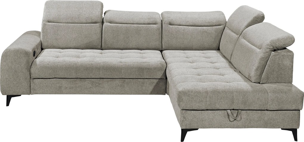 XXXLutz ROHOVÁ SEDAČKA, textil, šedohnědá MID.YOU - Sedací soupravy - 002220042301