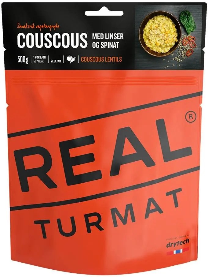 Mre real turmat couscous with lentils and spinach 500 g