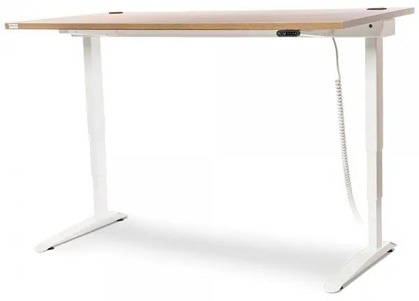 Výškově stavitelný stůl Professional 160 cm, bílá bílá