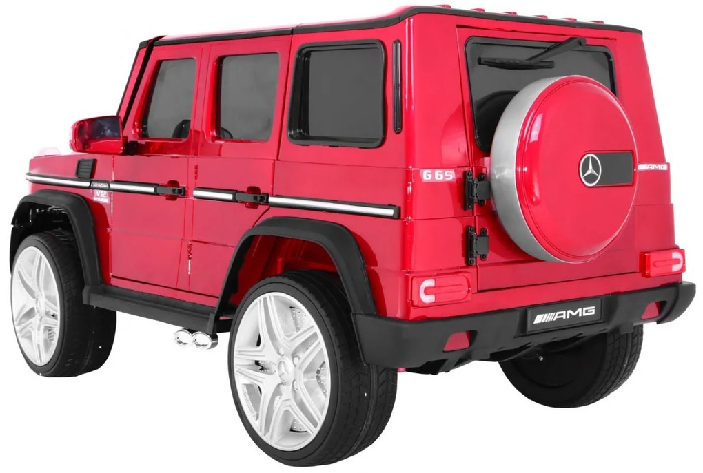 Ramiz Dětské elektrické autíčko Mercedes G65, LAK červené