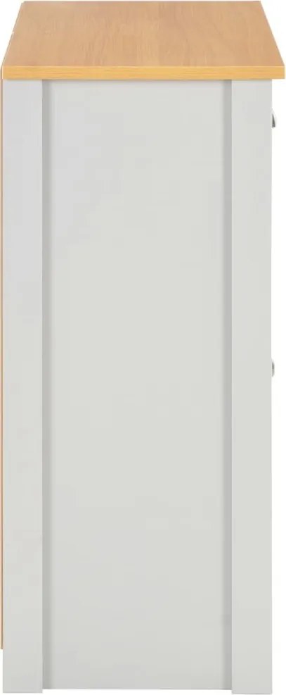 vidaXL Příborník šedý 79 x 35 x 81 cm [283742]