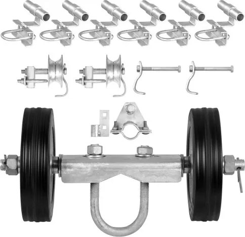 Sada posuvných bran 15,2 cm posuvné válečky pro Connect Tracks Max. 272,2 kg