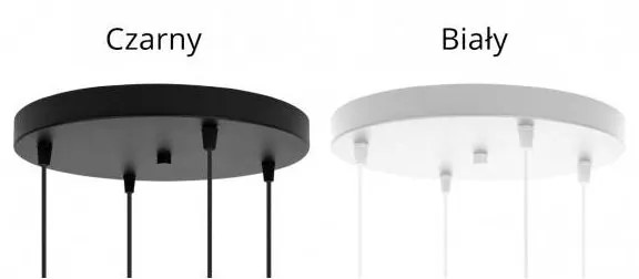 Závěsné svítidlo Werona 4, 4x modré textilní stínítko se vzorem, (výběr ze 2 barev konstrukce), o, g