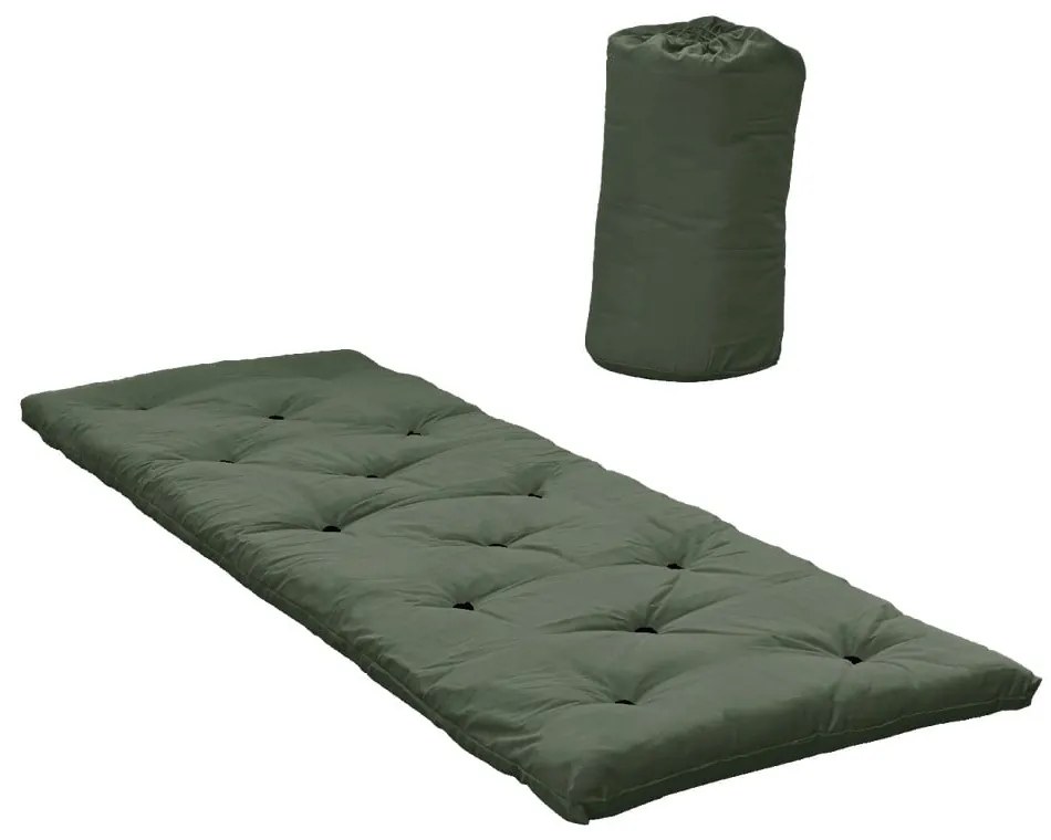Matrace pro hosty Karup Design Bed In A Bag Olive Green, 70 x 190 cm