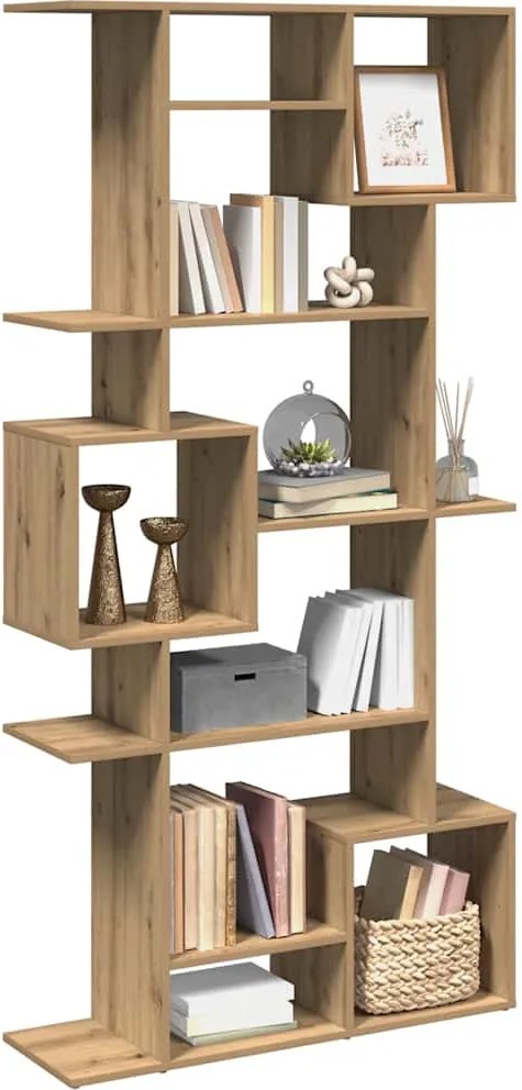 Knihovna dub artisan 92 x 29 x 188 cm kompozitní dřevo 3310324
