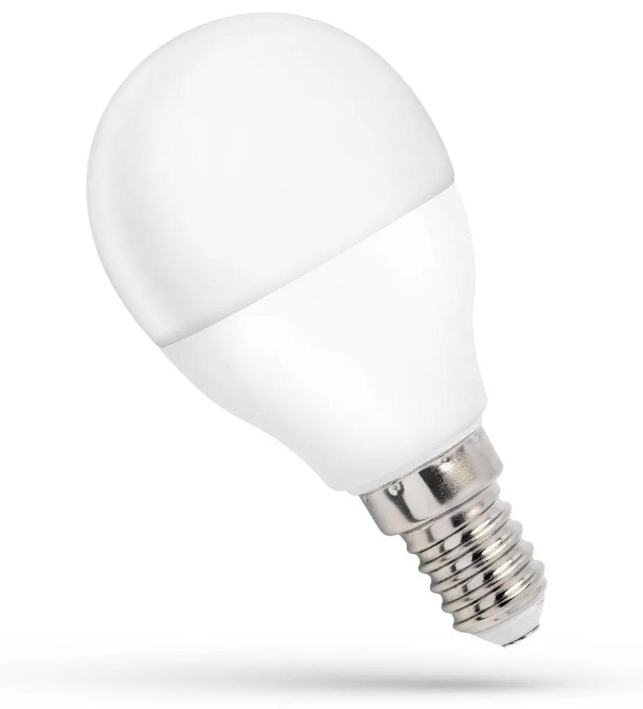 LED žárovka  E14 8W 680lm G45, studená,  ekvivalent 60W - DOPRODEJ