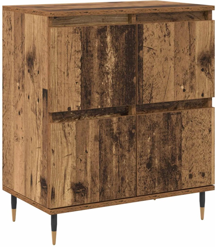 Úložná skříňka 2 ks Staré dřevo 60 x 35 x 70 cm 3394527