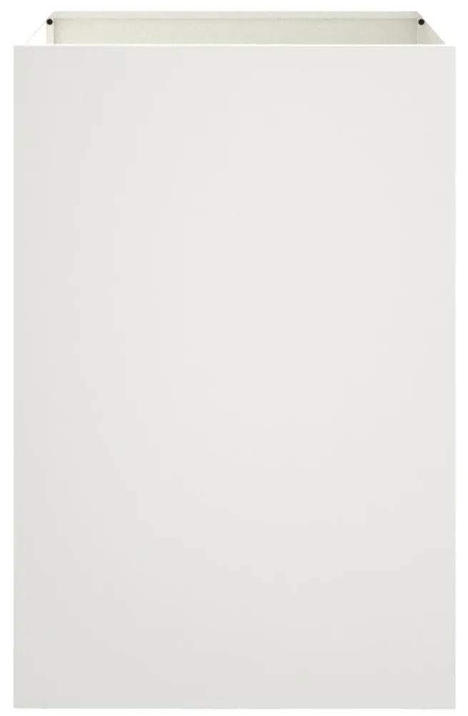 Truhlík bílý 52 x 48 x 75 cm ocel válcovaná za studena - Default Title