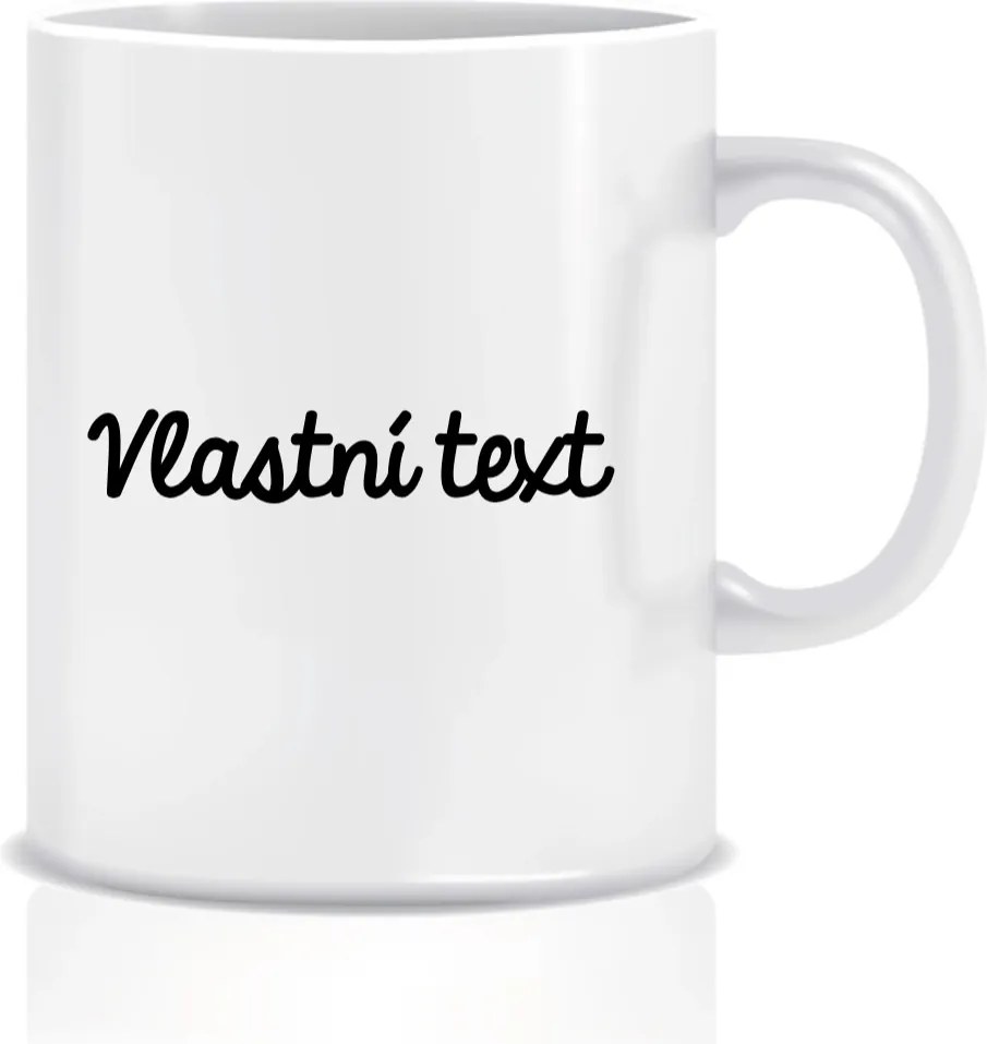 Personalizovaný klasický bílý keramický hrníček 300 ml