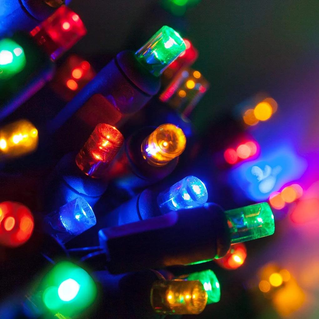 Vnitřní LED vánoční řetěz - různobarevná, 30m, 300 LED