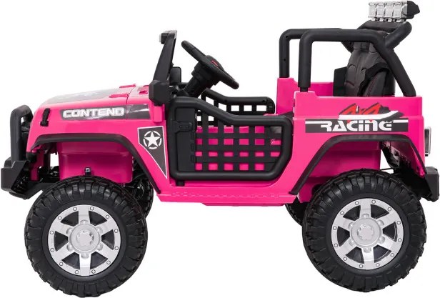 Elektrické autíčko Jeep BEAST 4x4 růžové