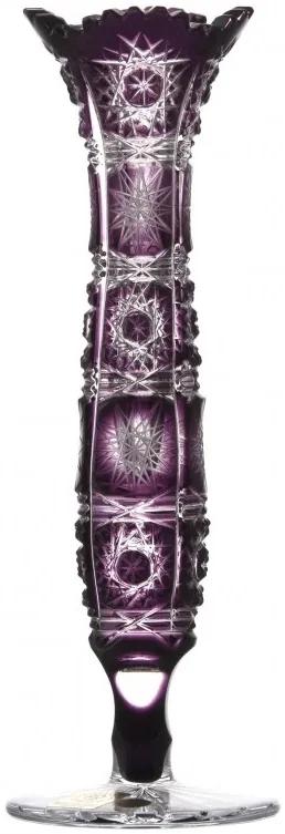 Váza Paula I, barva fialová, výška 230 mm