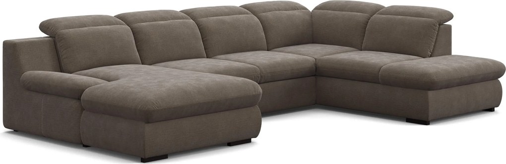 XXXLutz SEDACÍ SOUPRAVA, textil, šedá Welnova - Sedací soupravy - 000552042105